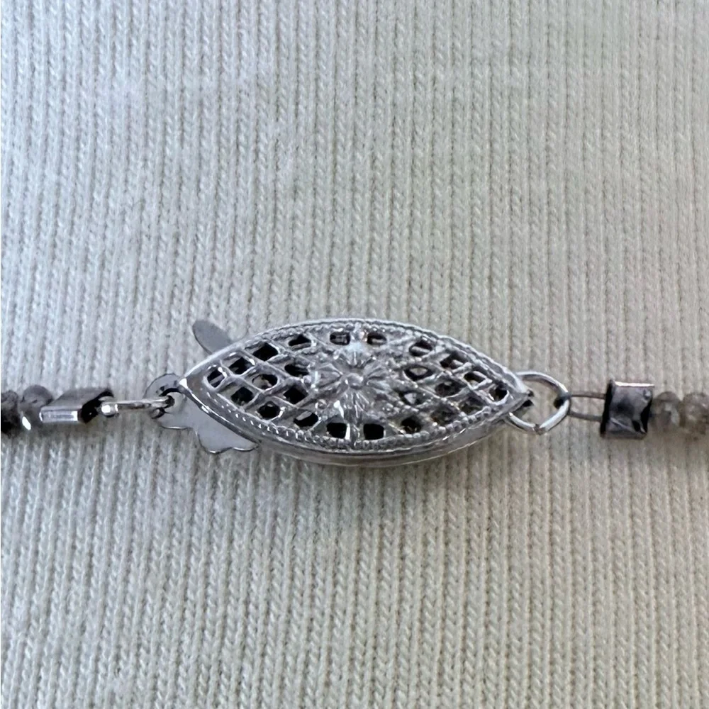 Devon Page McCleary | Jewelry | Devon Page Mccleary Grey Diamond Rosary ...